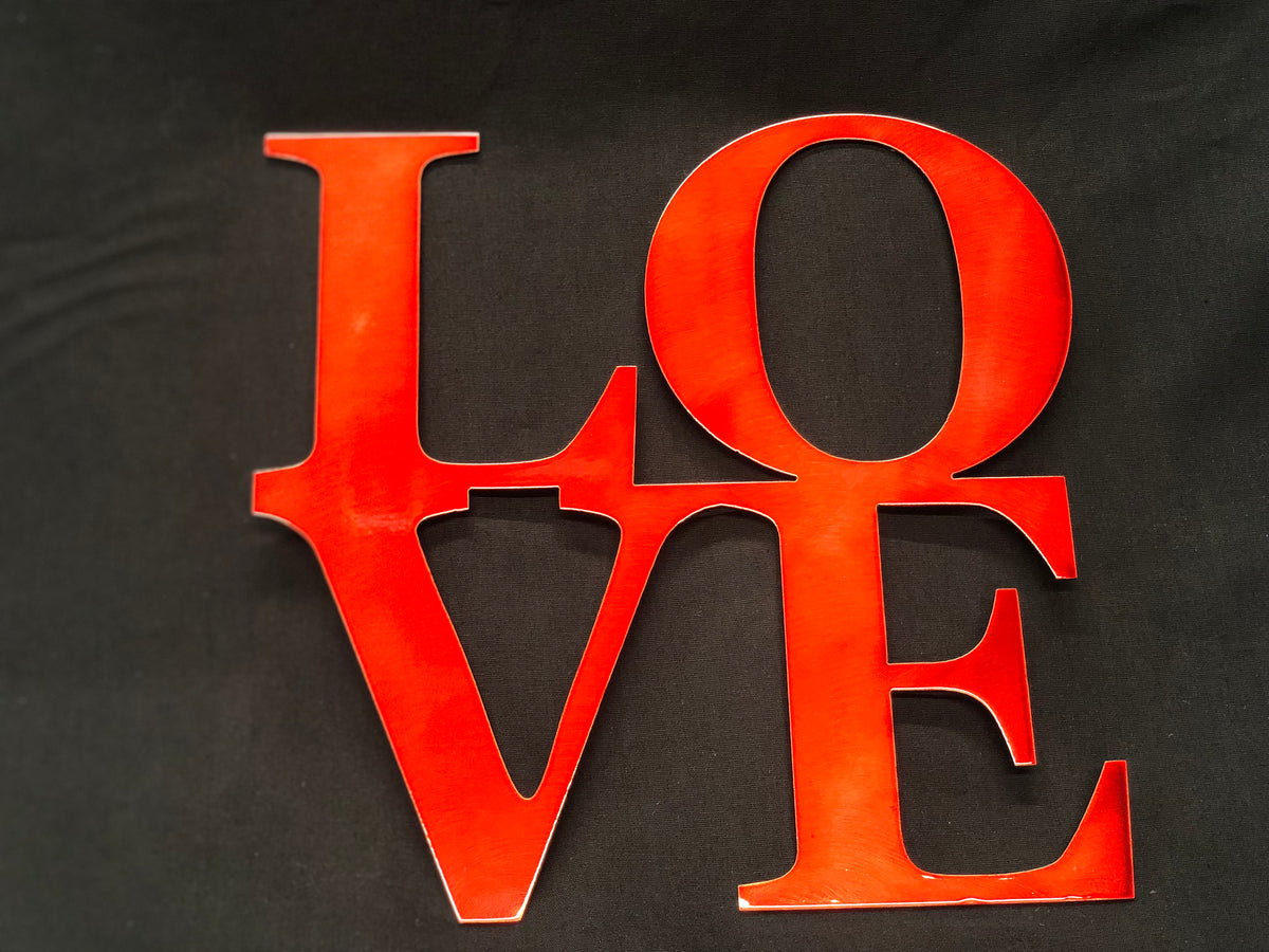 L-O-V-E Letters | Shop for Metal Signs | Liberty Metal and Design